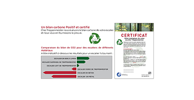 Certificat bilan carbone de l’escalier - SAGERET - Flash-BTP - Les ...